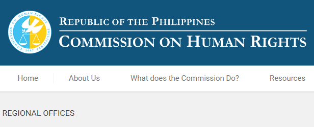 List of Commission on Human Rights (CHR) Regional Branches