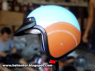 Helm Vespa Standar KS Biru ~ Helm Vespa