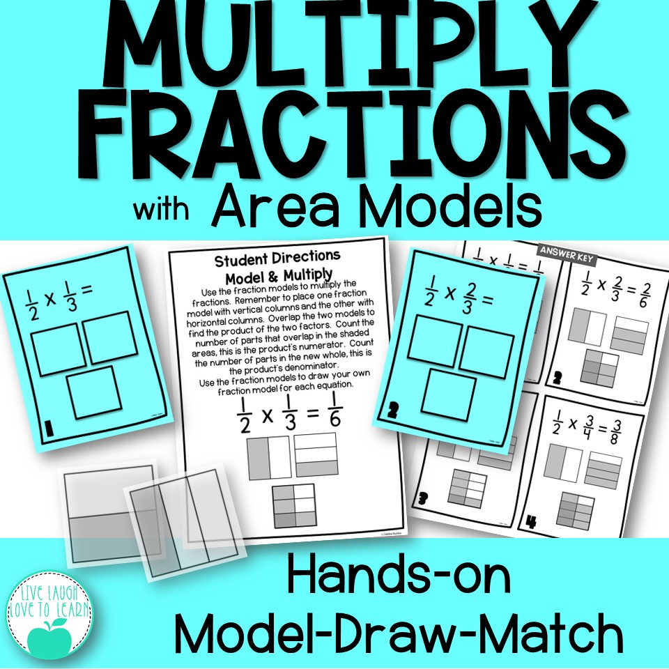 How to Teach Multiplying Fractions Using Area Models - Live Laugh Love ...