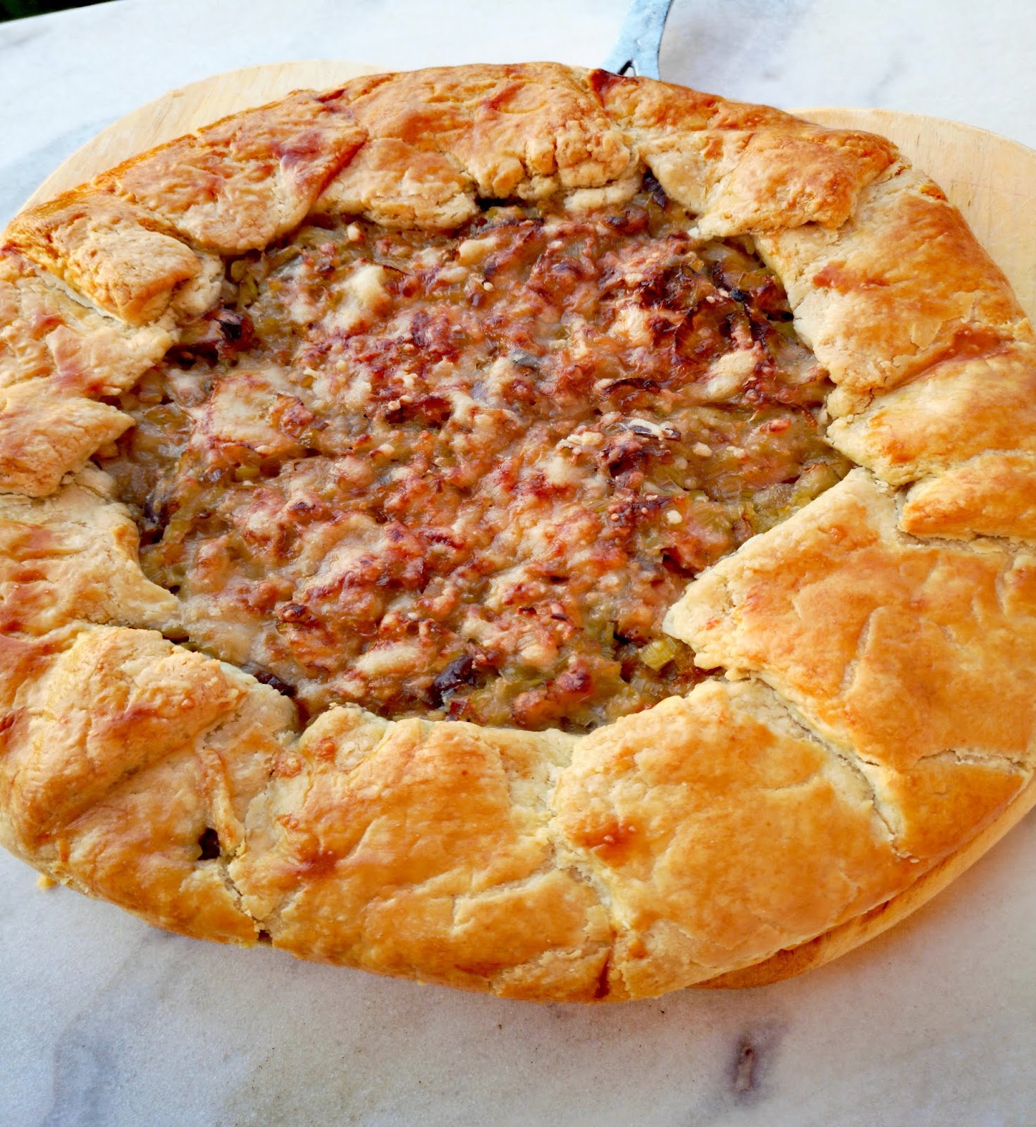 Mariplateau: Galette με Καραμελωμένα Πράσα και Απάκι / Caramelized ...