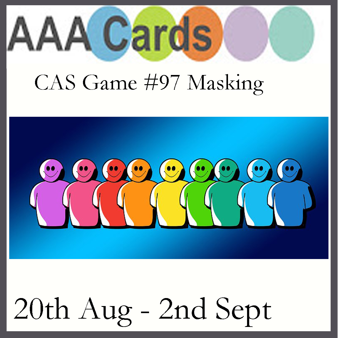 Sunrise Stamper: AAA Card Challenge #97 - Masking