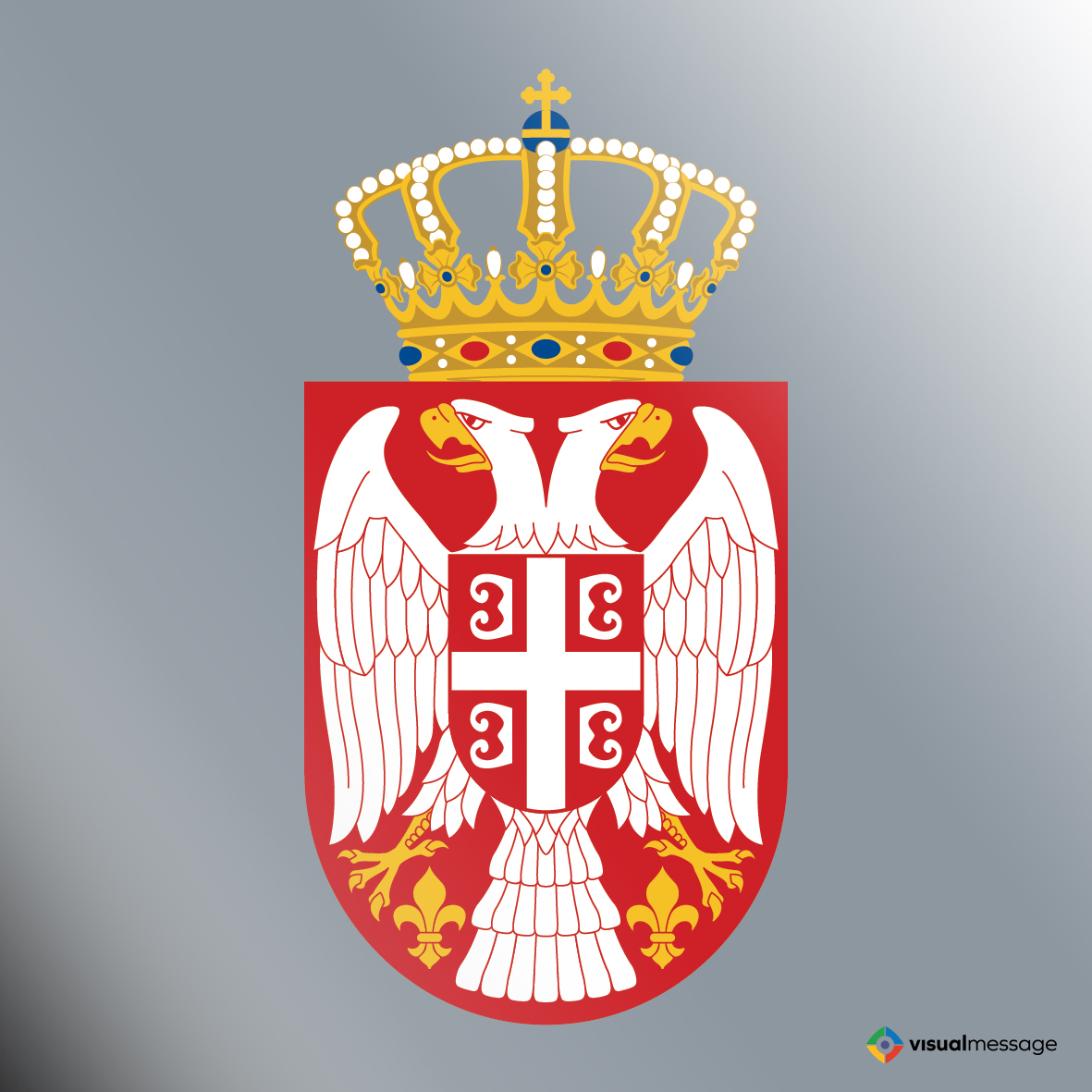 Zastava i grb Srbije - Serbian flag & coat of arms: Zastava i grb ...