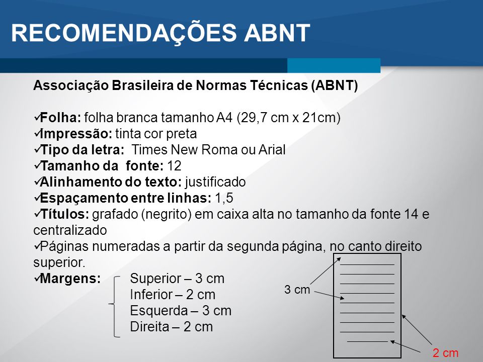 Metodologia Científica Aplicada: Algumas regras da ABNT para trabalhos ...