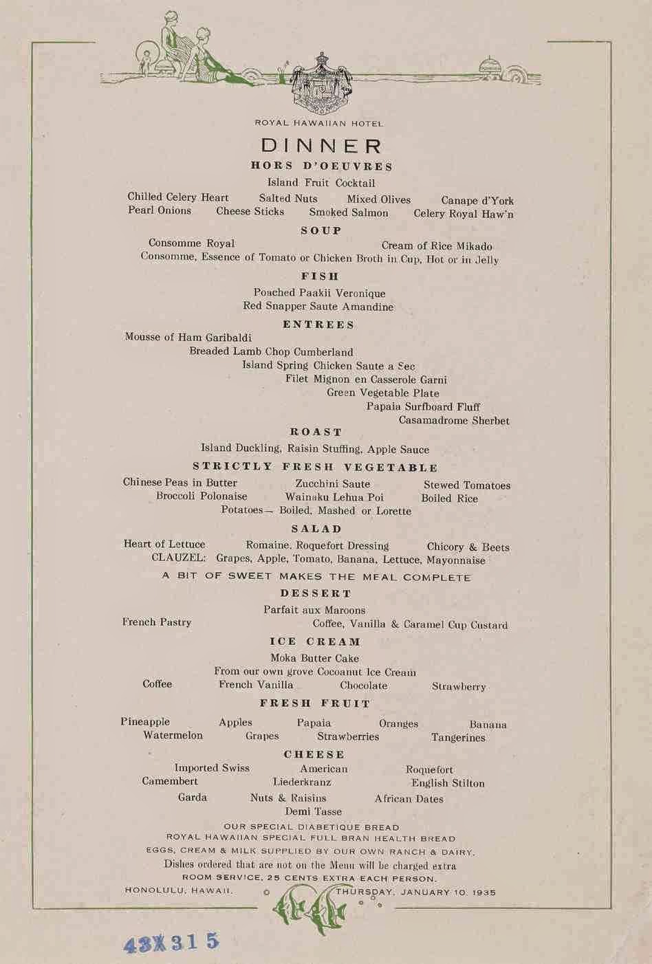 Catering System: Catering System - Chapter 5 - The Menu