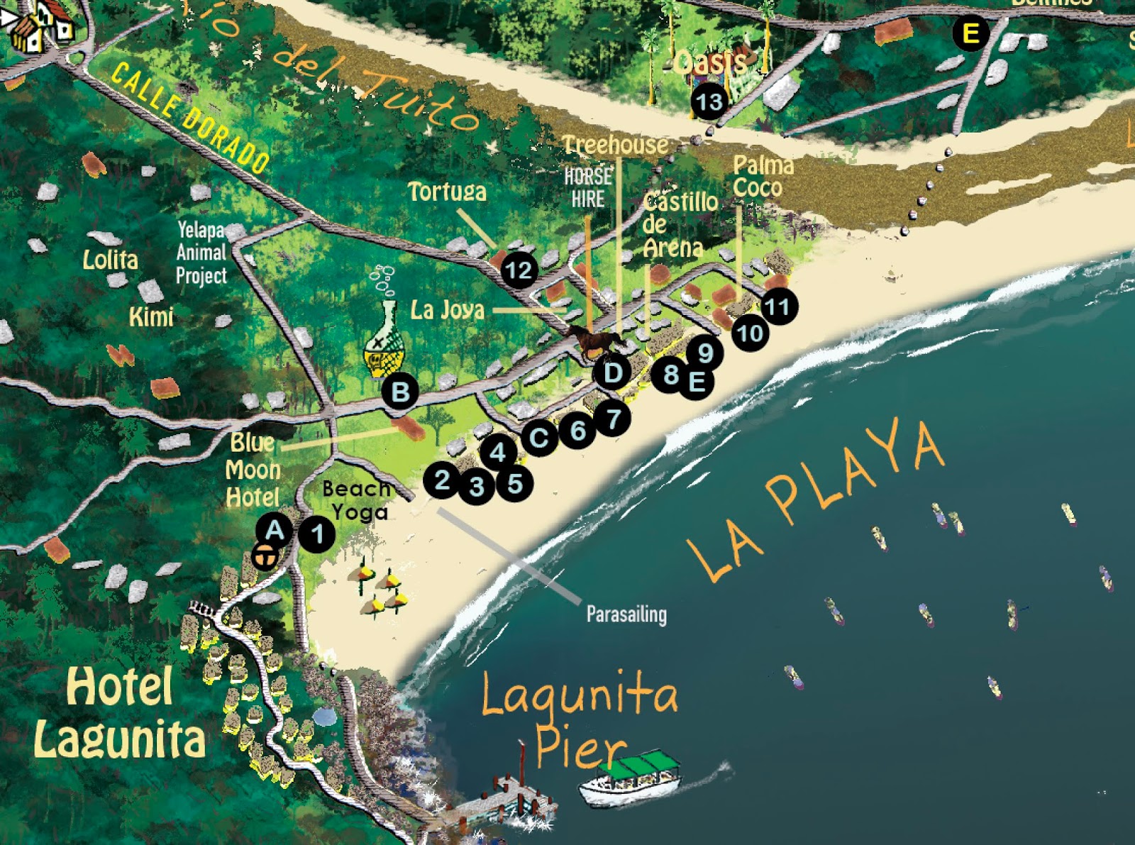 Mapa Jeff Cartography: Yelapa 2020