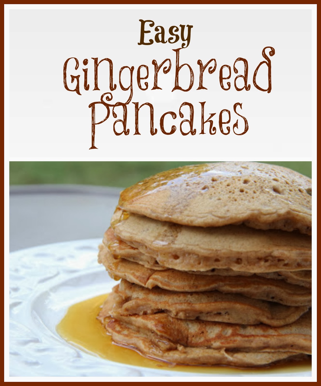Gingerbread Pancakes Recipe | Mix and Match Mama