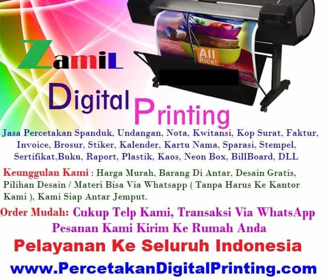 Percetakan Digital Printing Di Cibubur Paling Berpengalaman Puluhan ...