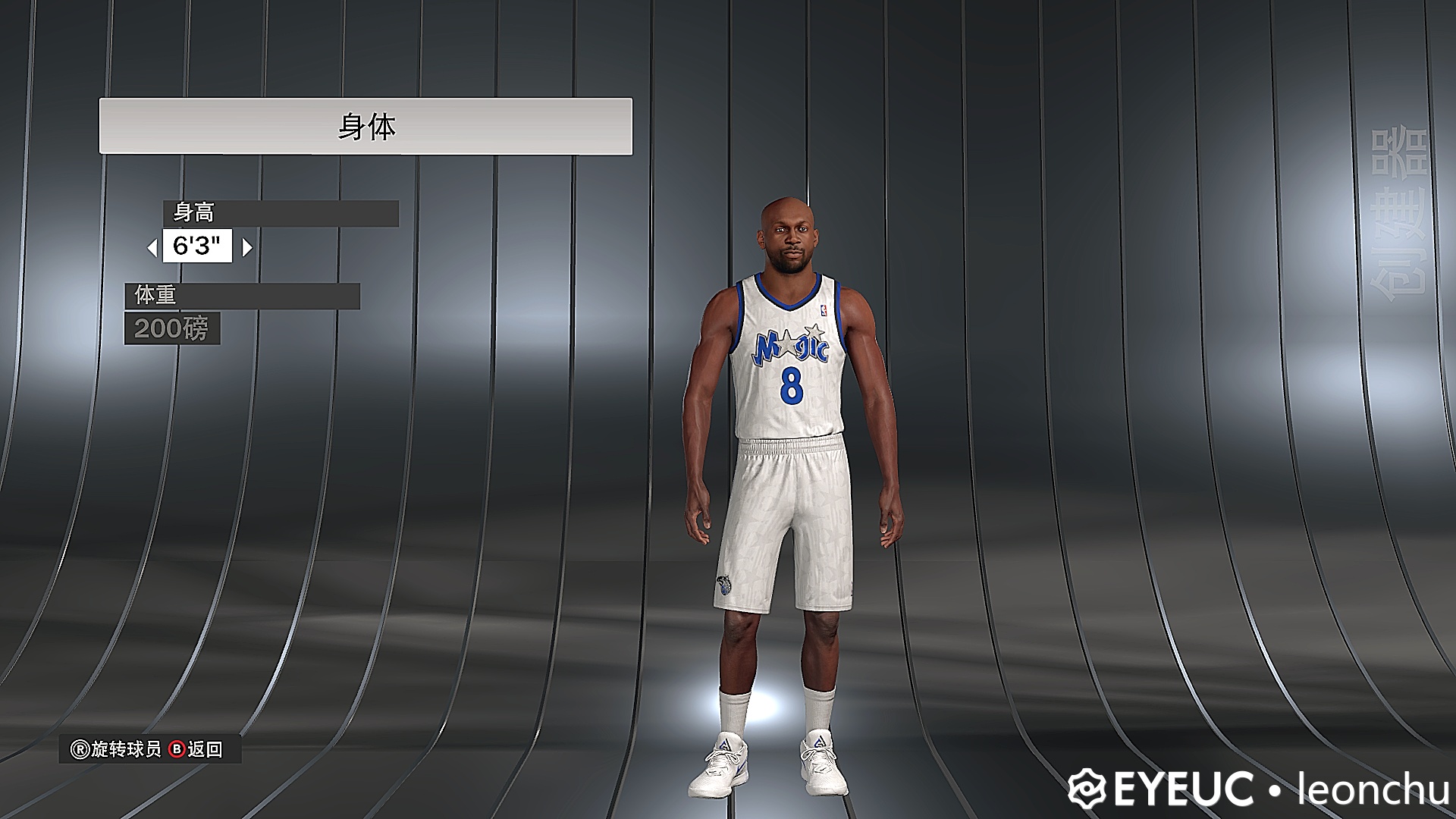 NBA 2K22 Anthony Johnson Cyberface 2008-10 Orlando Magic by Leonchu