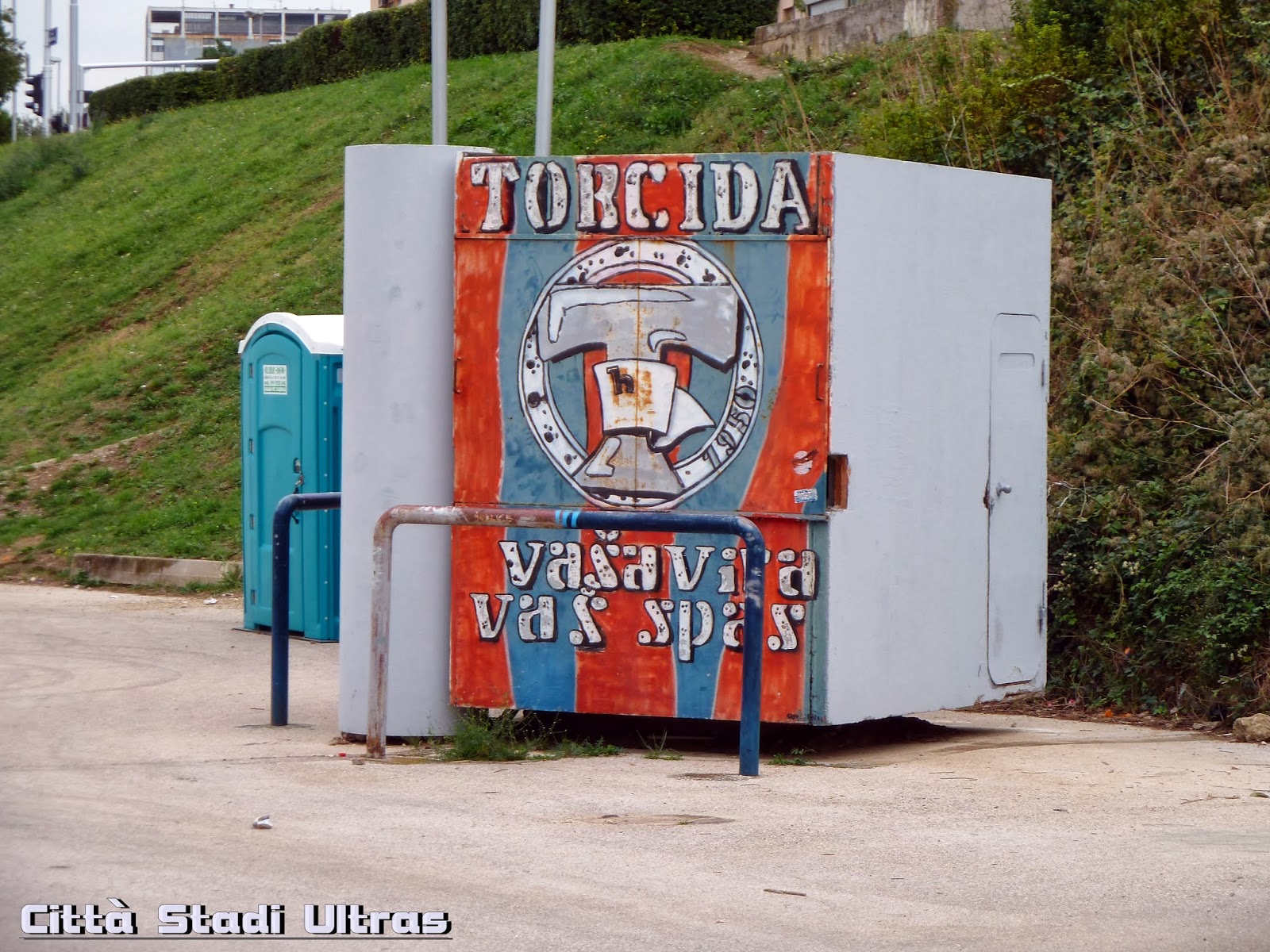 Città Stadi Ultras: Torcida Hajduk Split Wandmalerei