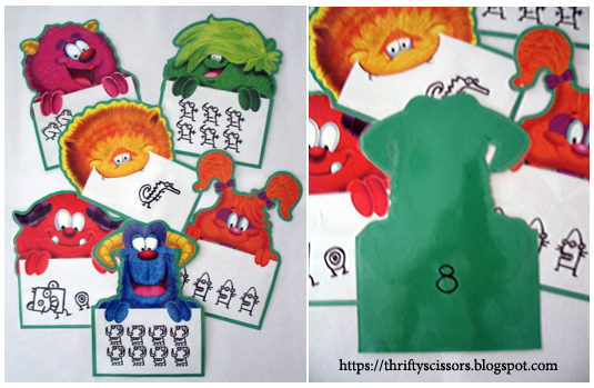 Counting Monsters for Fun! | Thrifty Scissors