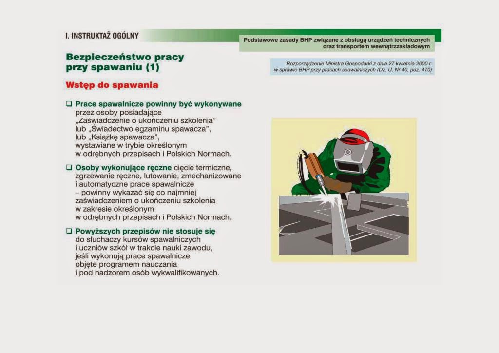 Szkolenie wstępne BHP: 67 Podstawowe zasady BHP związane z obsługą ...