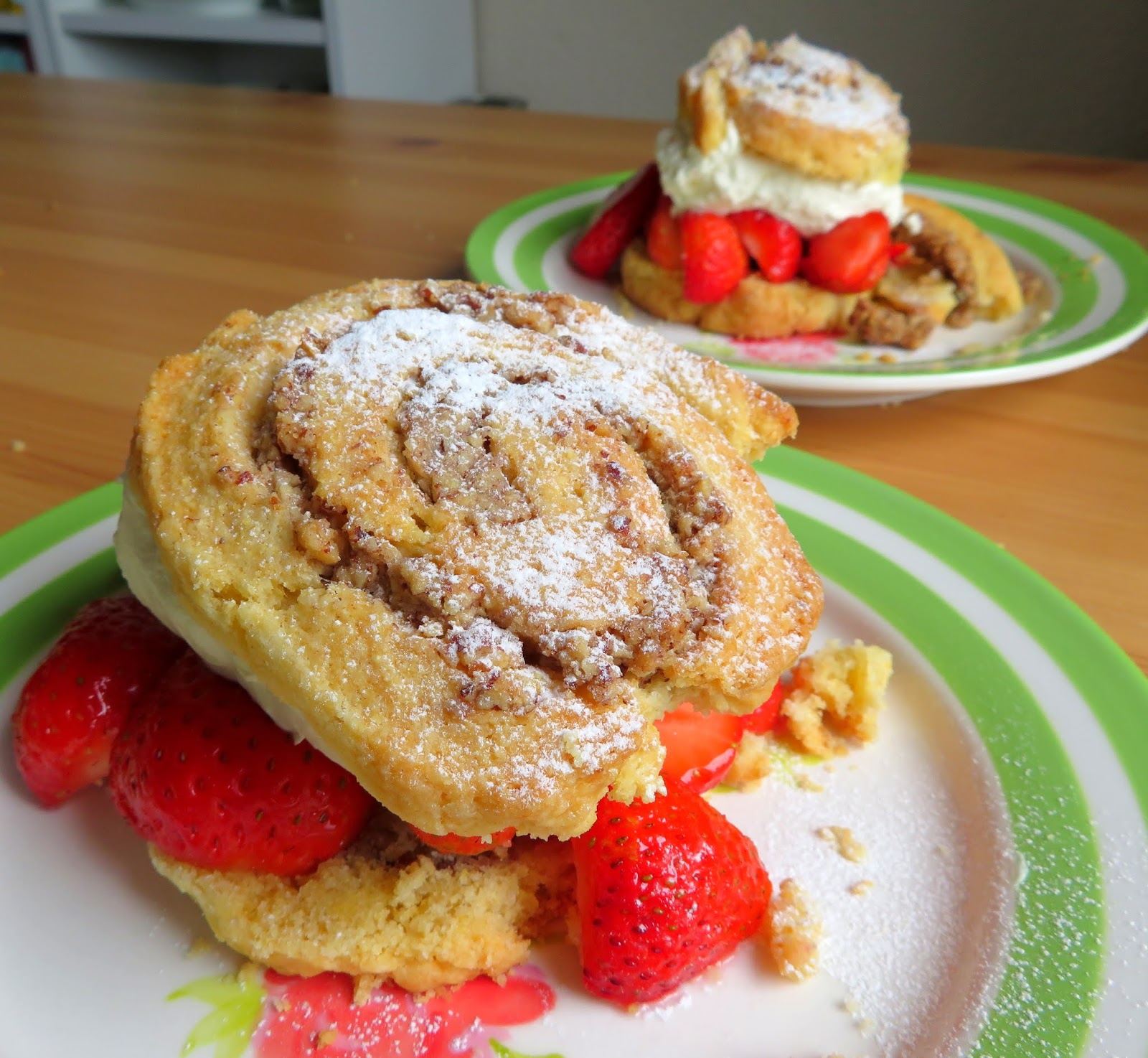 Pecan Swirl Strawberry Shortcakes | The English Kitchen