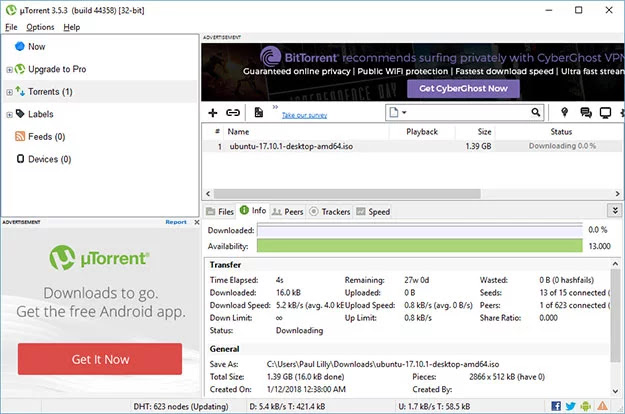 uTorrent PRO v3.5.5 build 45111 - SOFTFREE999