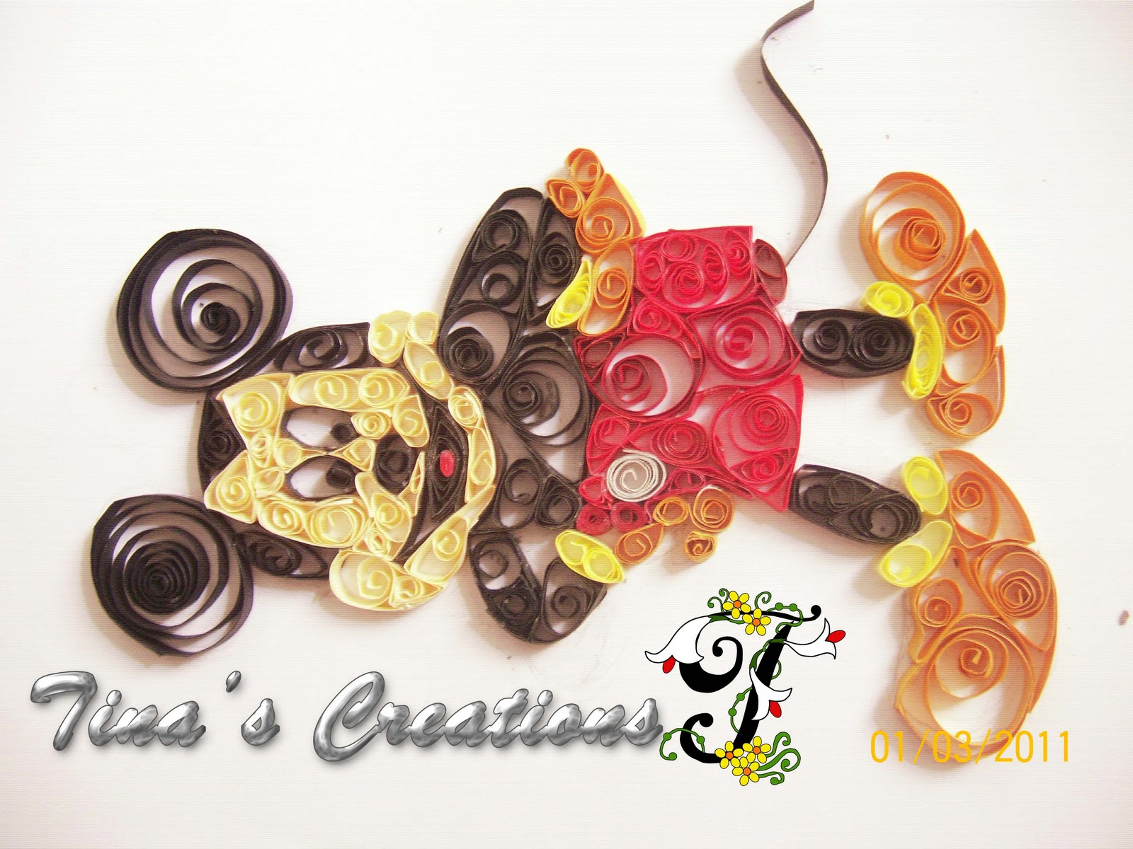 Tinas Creations: Quilling Creations