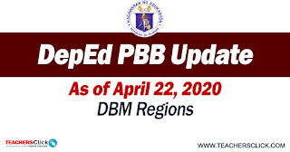 DepEd PBB Updates as of April 22, 2020 - Teachers Click