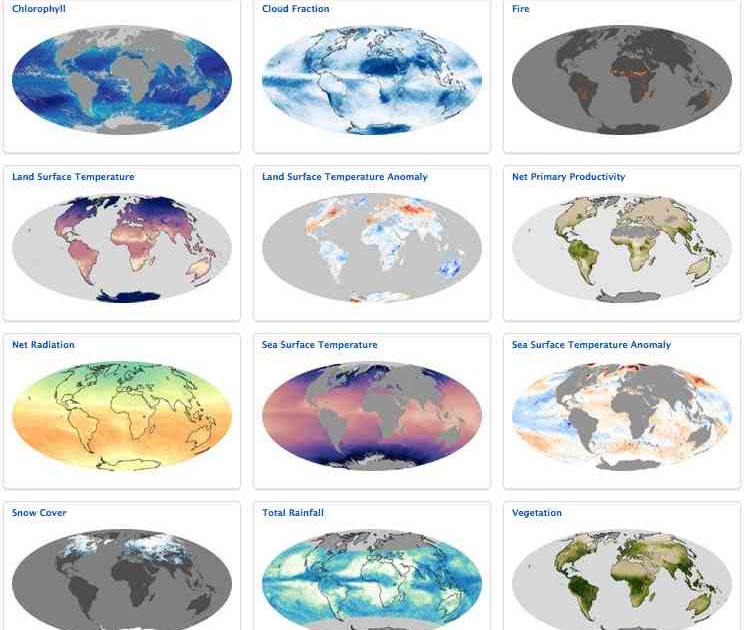 Maximizing Progress: Global Maps ~ NASA Earth Observatory Data!