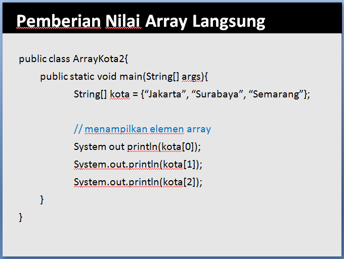 Array (Larik) | IMK,PBO DAN IPA
