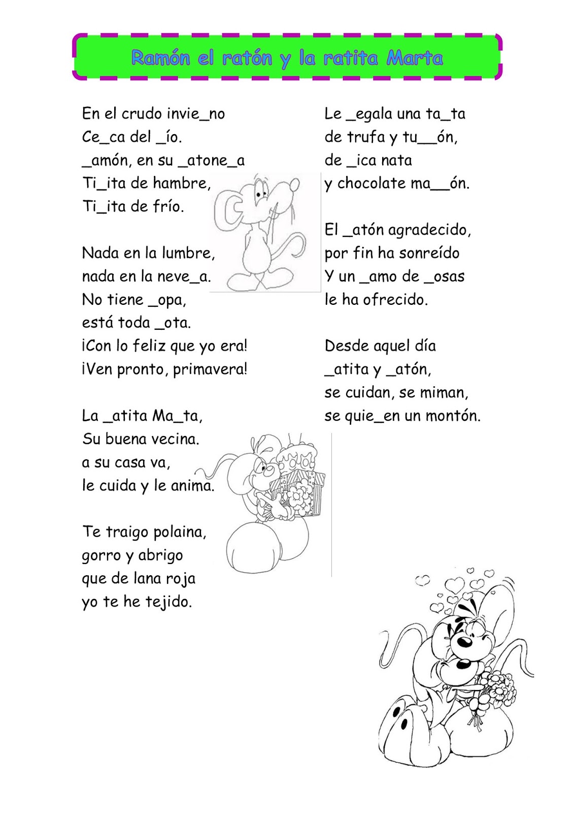Sin lápiz ni goma: Tarea de lengua del 25 al 29 de mayo