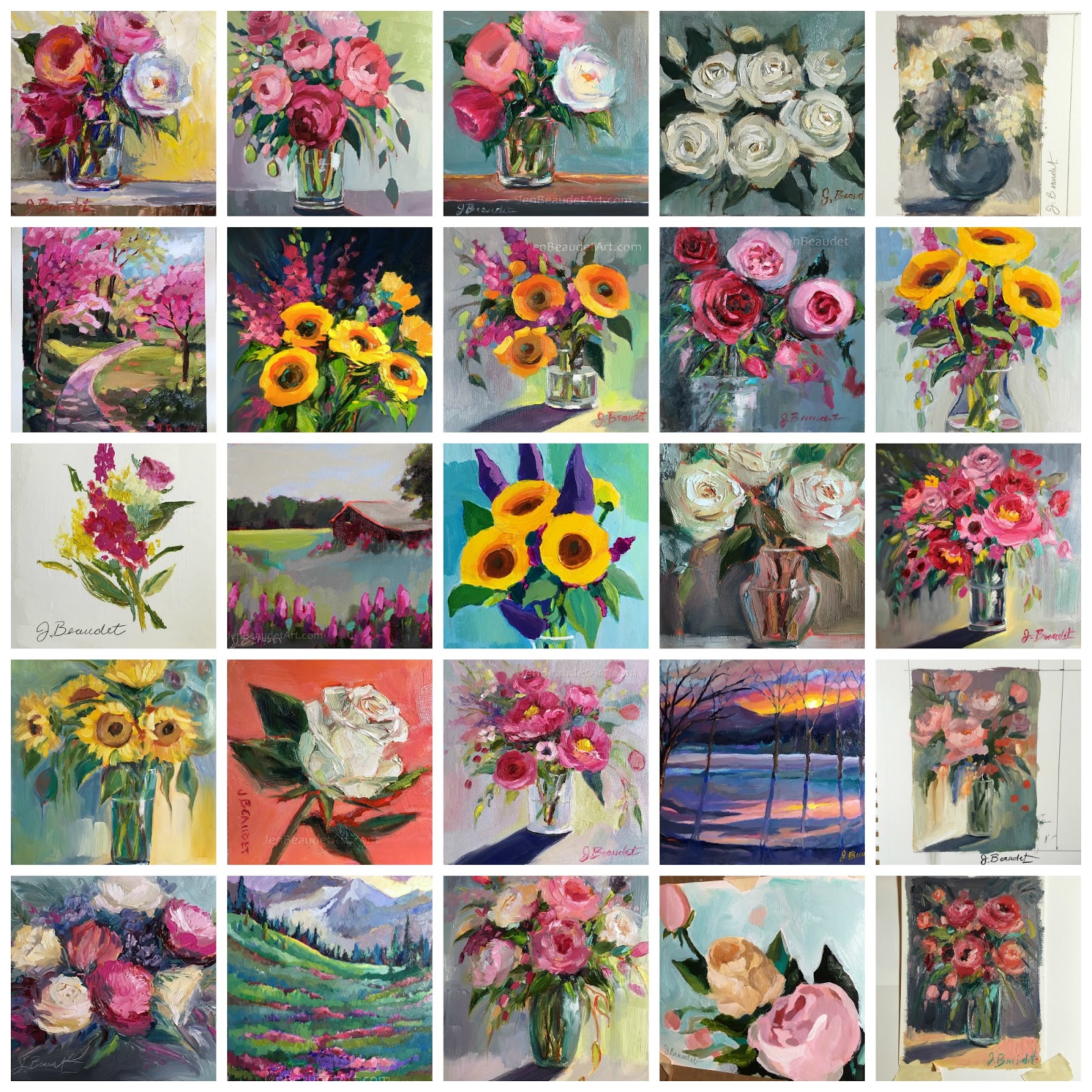 Finished! 30 paintings in 30 days!