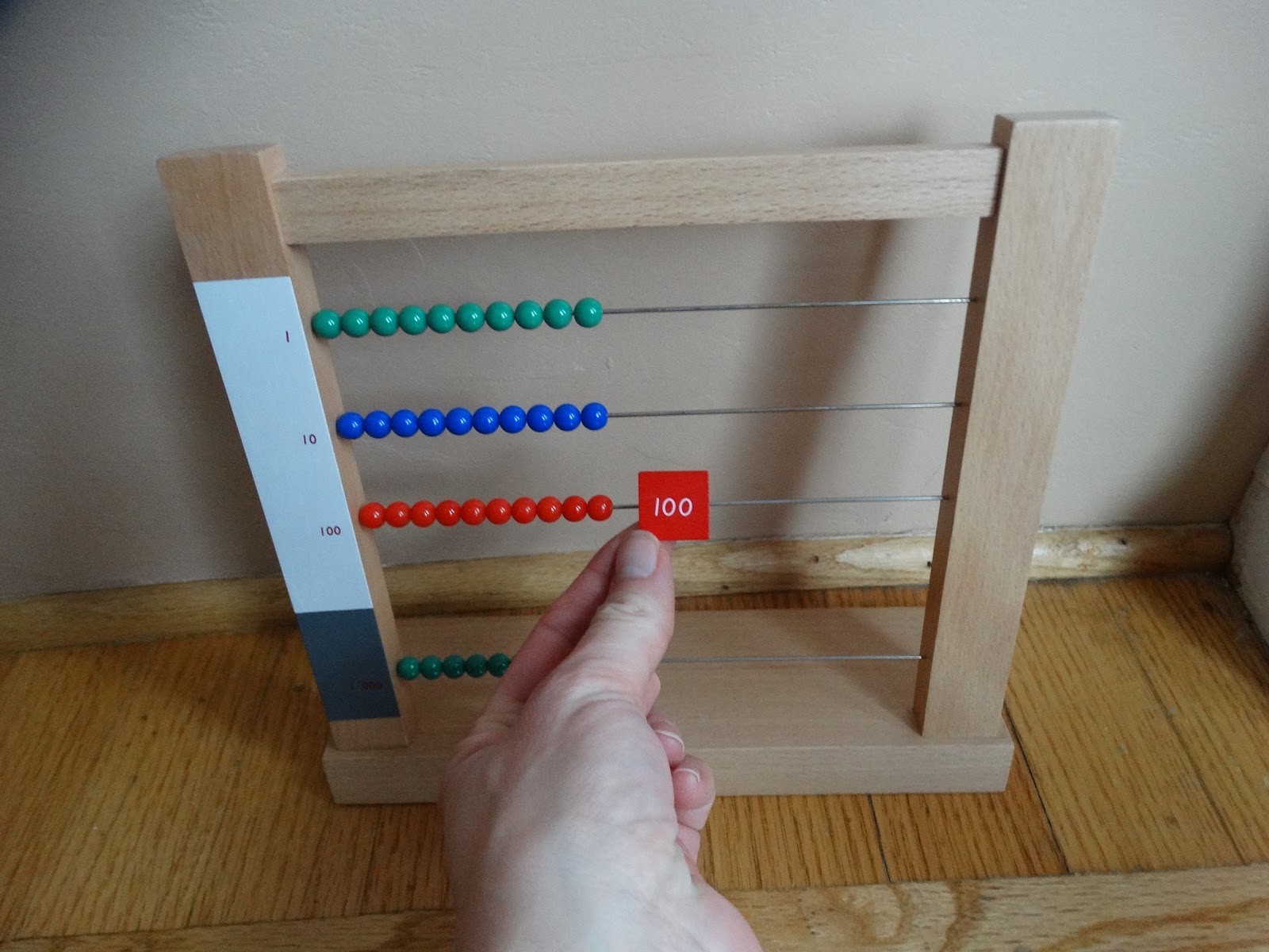 The Joys of Montessori Homeschooling: Small Bead Frame