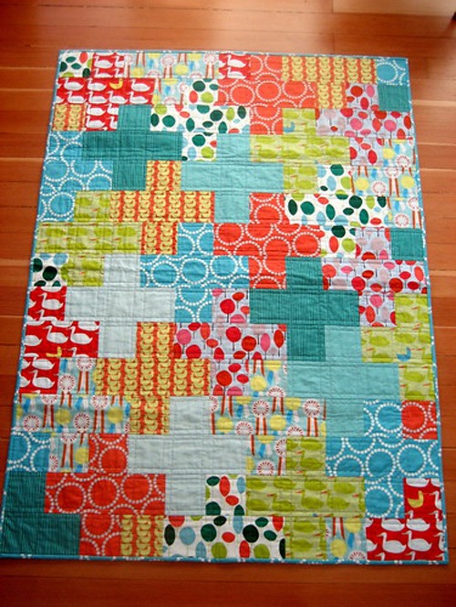 Beautiful Skills - Crochet Knitting Quilting : Modern Plus Quilt - Tutorial