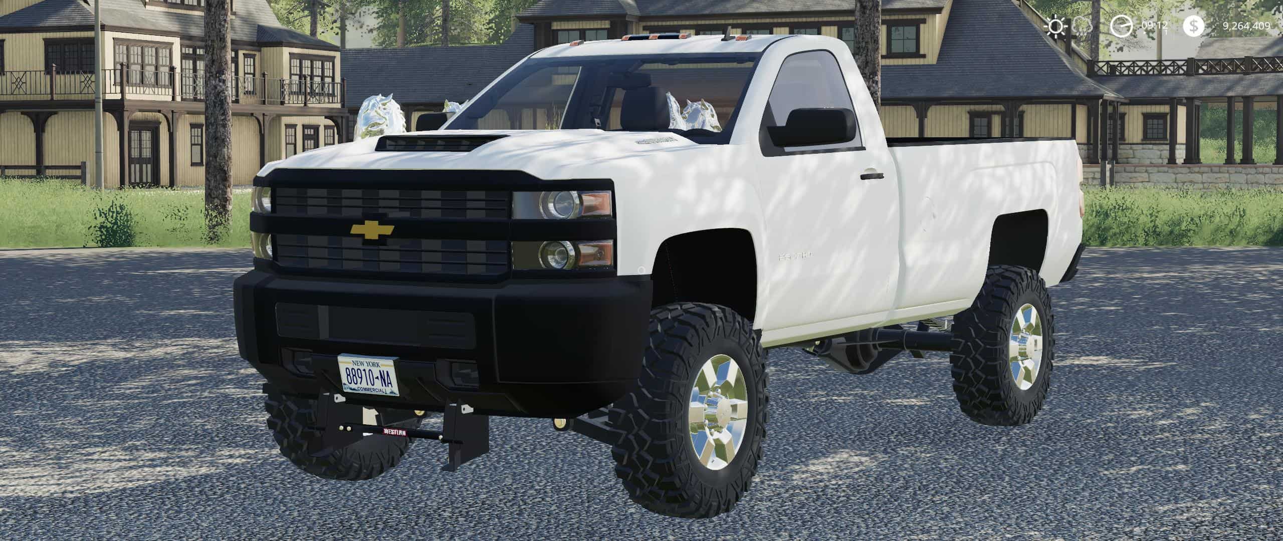 FS19 Lifted 2017 Chevy Silverado 2500 v1.0 - FS 19 & 22 USA Mods Collection