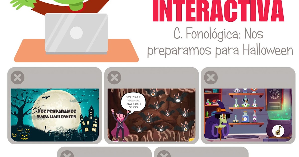 Actividad Interactiva: Nos preparamos para Halloween