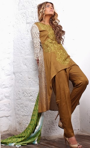 Orient Linen Collection 2013-14 | Latest - Linen 2013 Winter Dresses ...