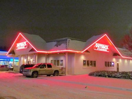 Teena in Toronto: Outback (South) Steakhouse, Edmonton, AB