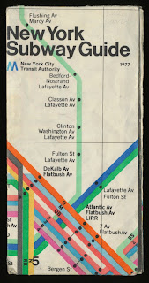 Tenth Letter of the Alphabet: Typography: New York City Subway Maps