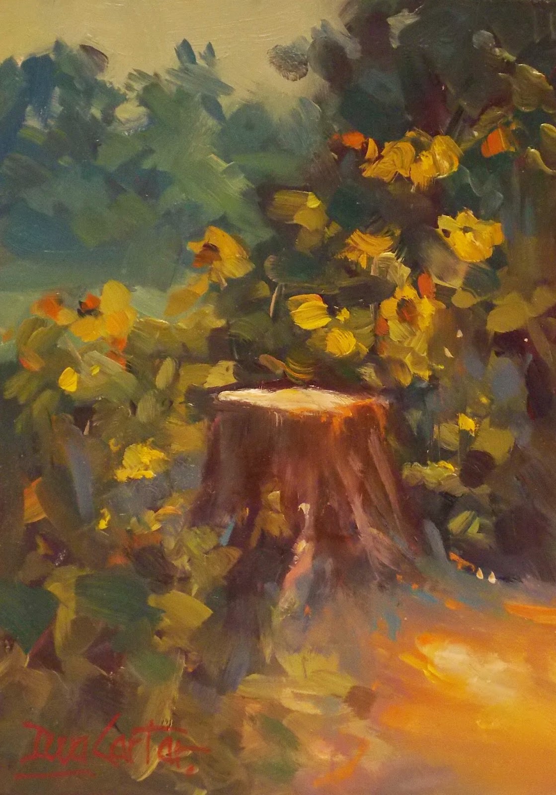 A Painting Diary: " New Life " SOLD