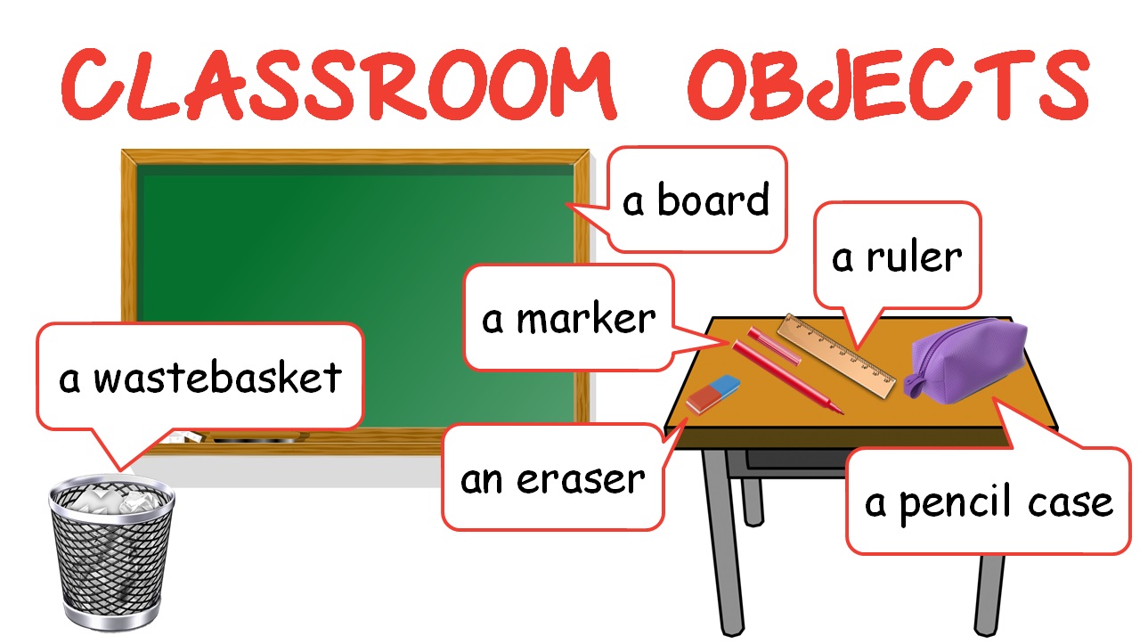 Enjoy Teaching English: Classroom Objects Printables