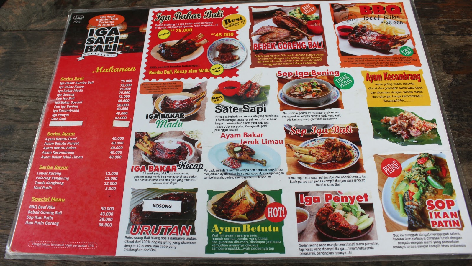 [Jajan] Iga Sapi Bali, Birthday Lunch yang Sedap Membuncah di Lidah ...