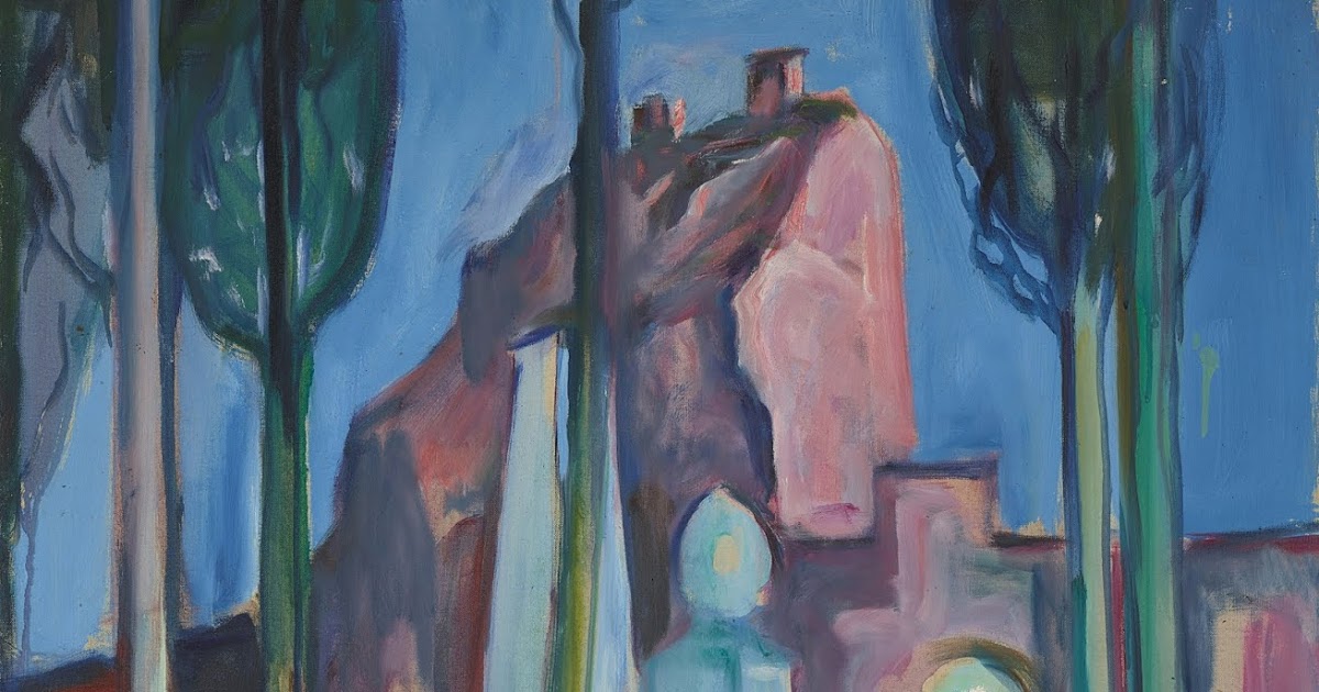 Enjoy some Damn Fine Art : Edvard Munch. P.A. Munch’s Grave in Rome (‘P ...
