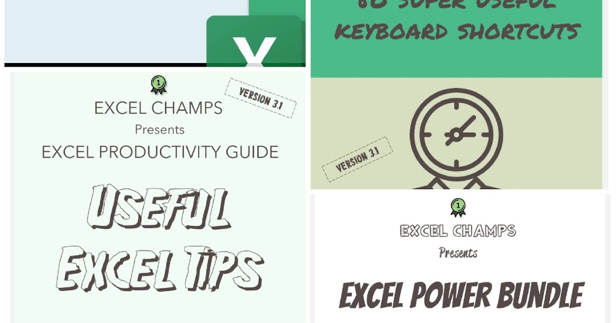 Excel Productivity Guide 2021 FULL PDF FILES - KING OF EXCEL