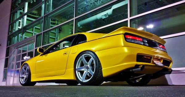 Yellow 1990 Nissan 300ZX Twin Turbo - Classic Auto Restorations