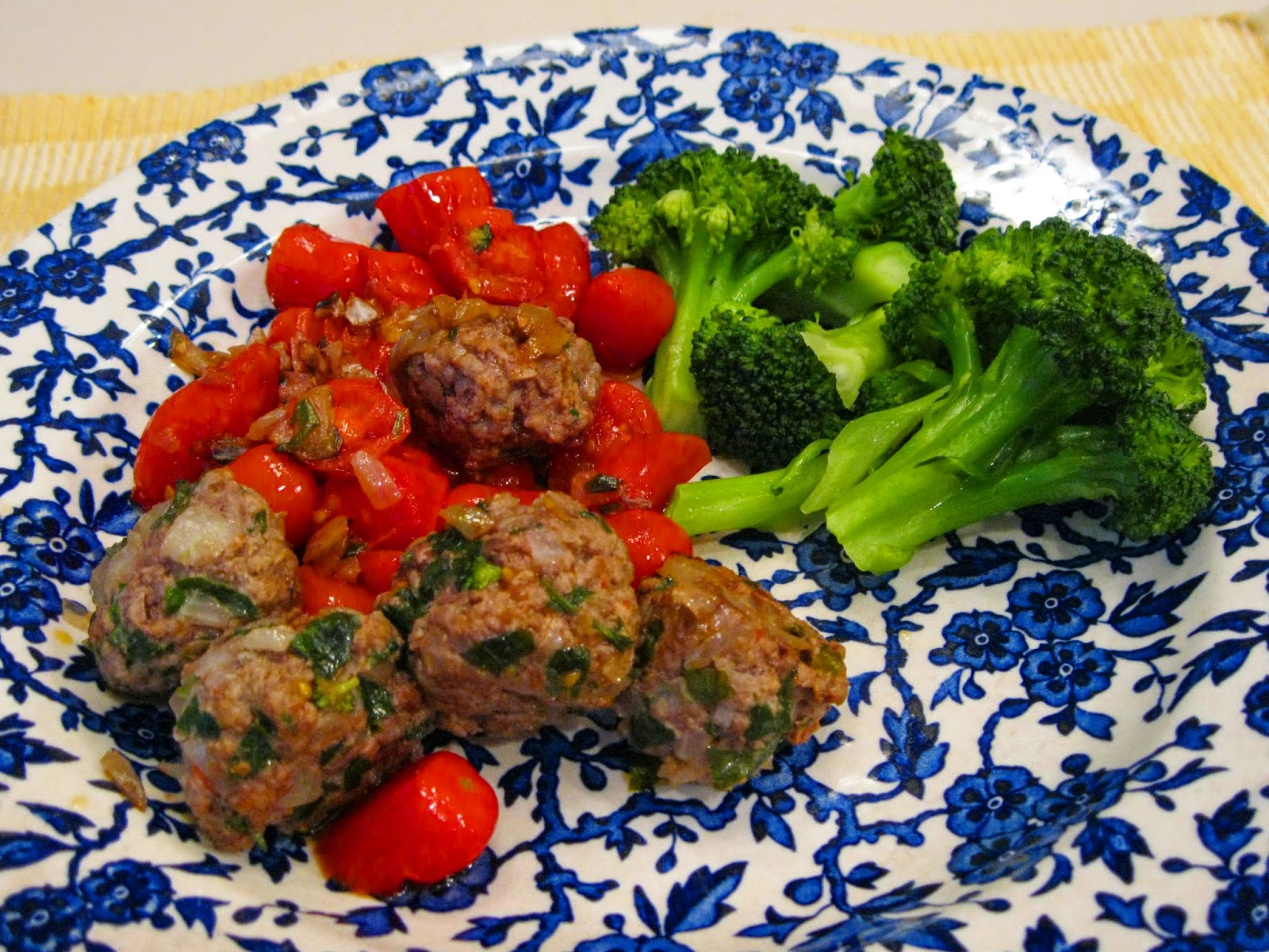 A Midlife Regeneration: Easy Organic Meatballs With Tomatoes