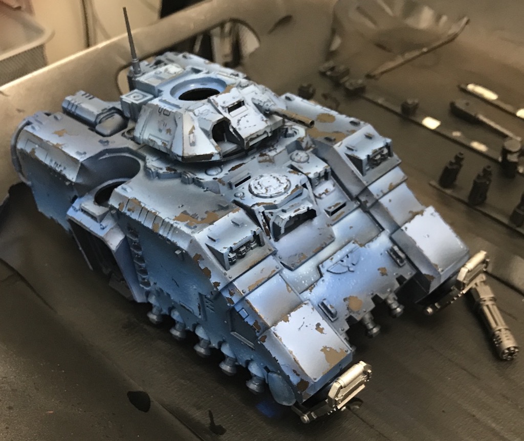 40k Hobby Blog: Primaris Space Marine Repulsor WIP