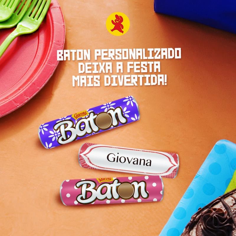 Diário de um Casal Carioca: Baton Customizado da Garoto