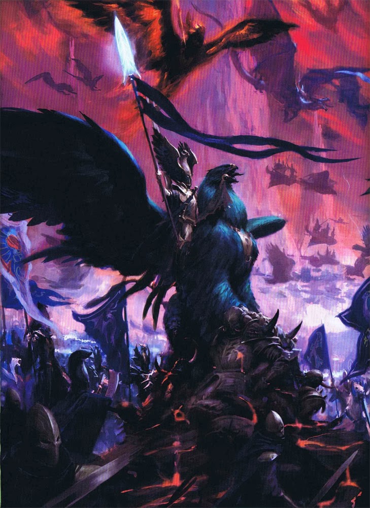 Warhammer High Elves Art & Colour Scheme Research : GRIM DARK REALMS