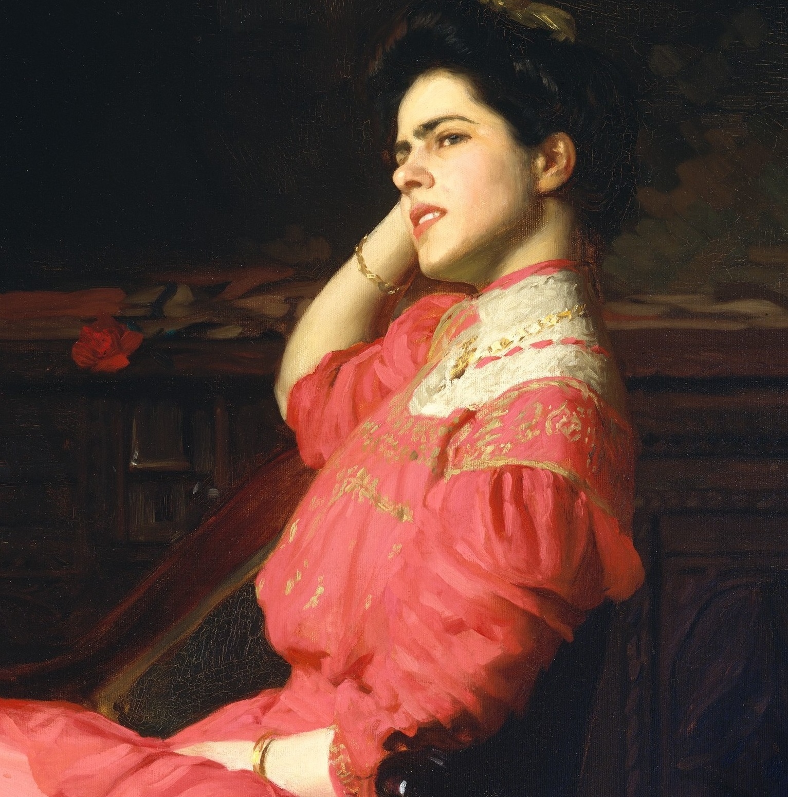 Thomas Pollock ANSHUTZ (1851-1912) | Catherine La Rose ~ The Poet of ...