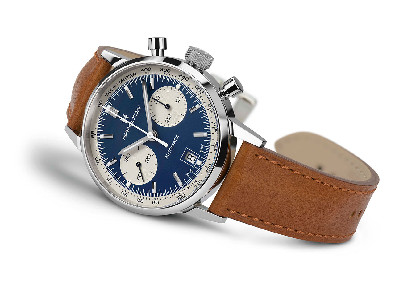 Hamilton - Intra-Matic Auto Chrono 40 mm Blue Dial | Time and Watches ...