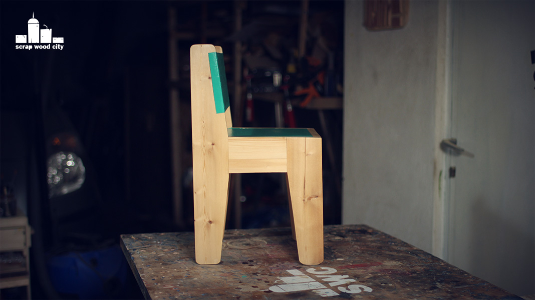 scrap wood city: How to make a small wooden chair for your kids - DIY