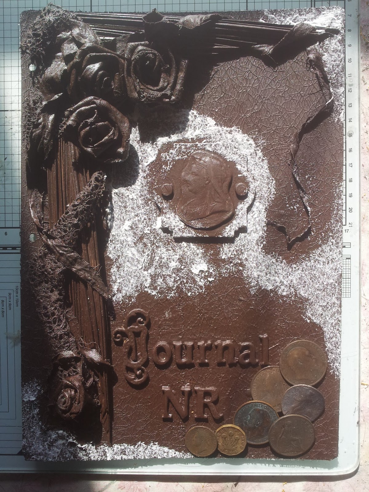 Barnsley Crafter: Powertex, The finished Journal Cover