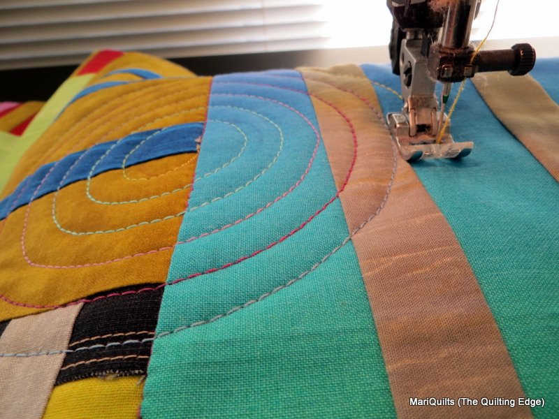 The Quilting Edge: There's More than One Way to Quilt a Spiral...