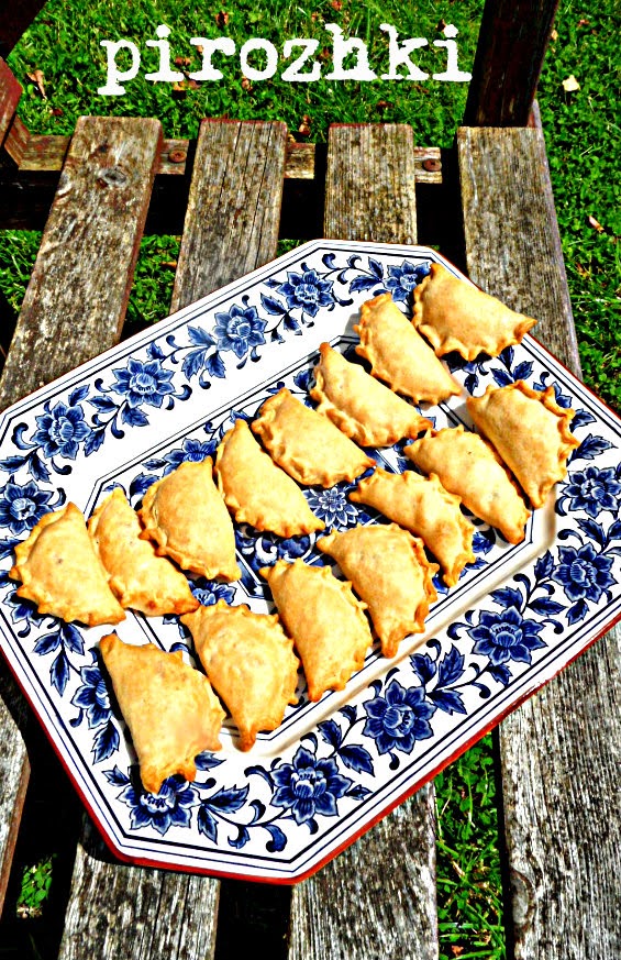 Chez Maximka: Pirozhki with rice, eggs and spring onions