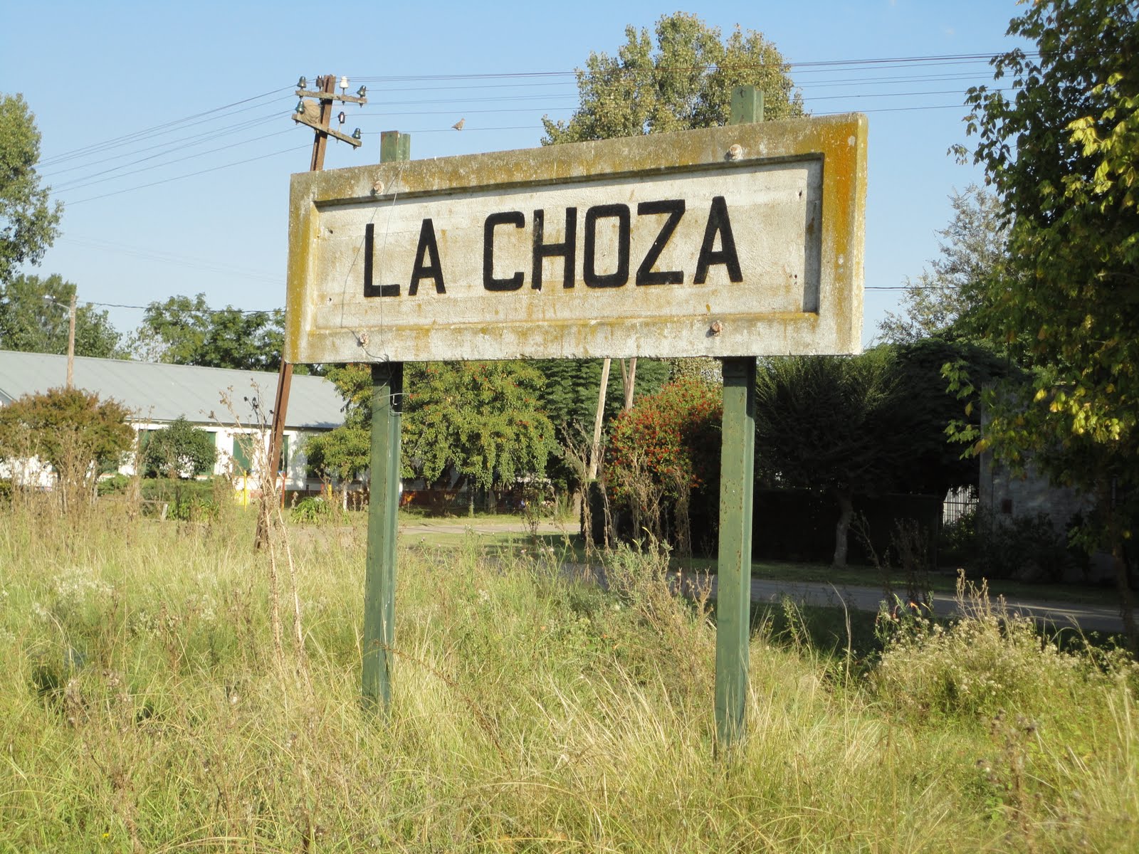Trueno Tour: ESTACION LA CHOZA... SU NOMENCLADOR...