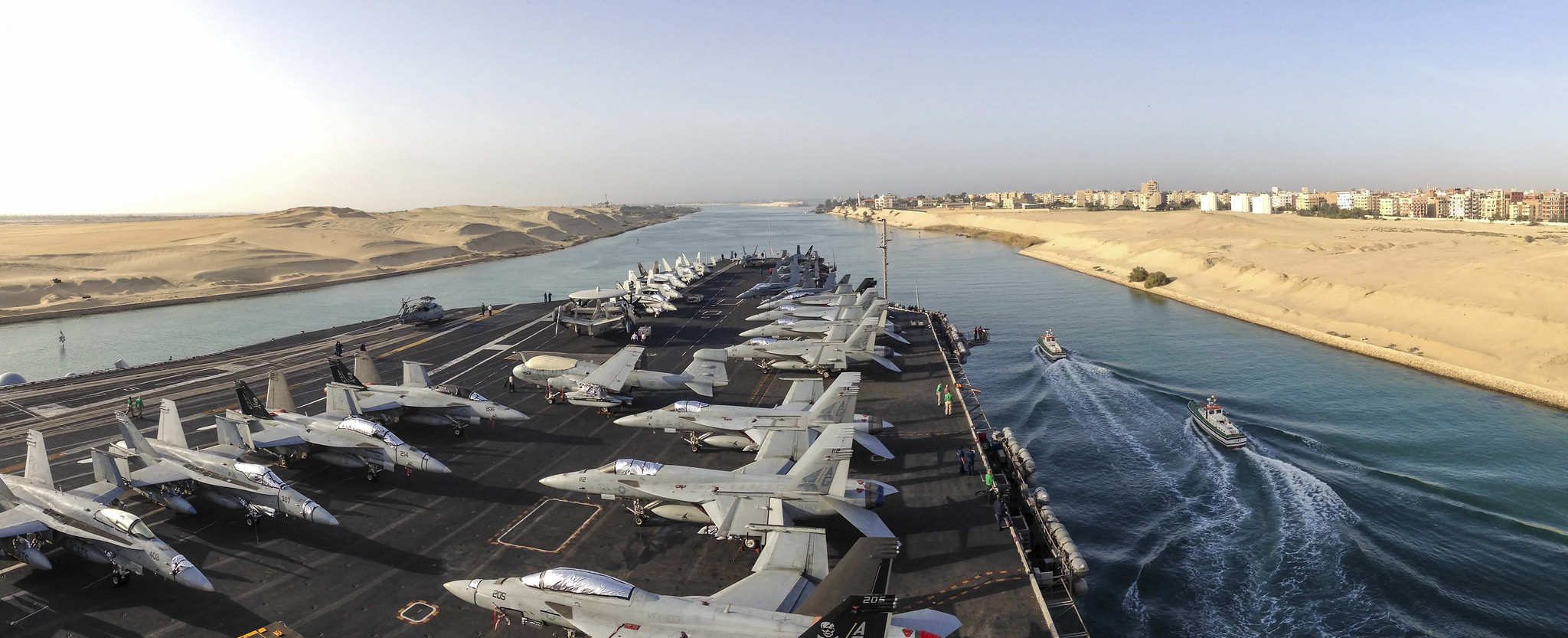 Uss Dwight D Eisenhower Transits The Suez Canal Suez Canal March 16 2013 The Aircraft