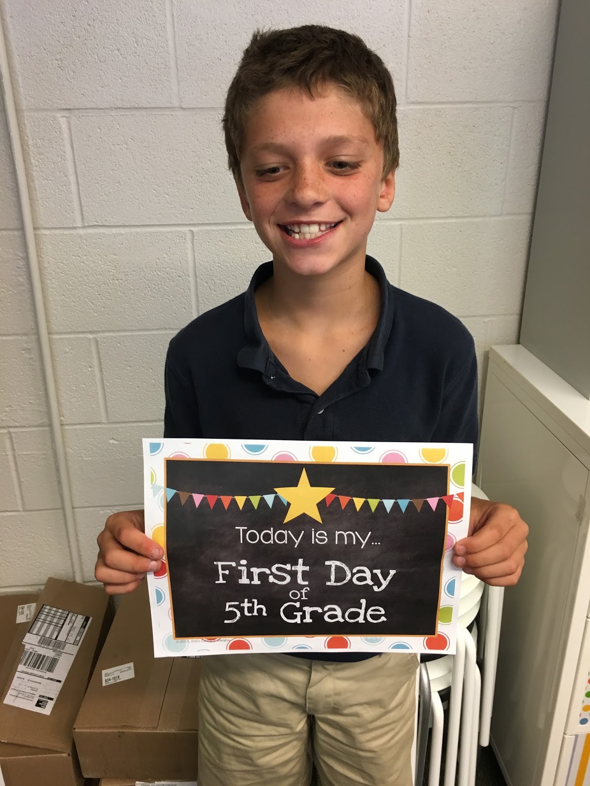 Mrs. Florey's Class Blog: First Day of 5th Grade!