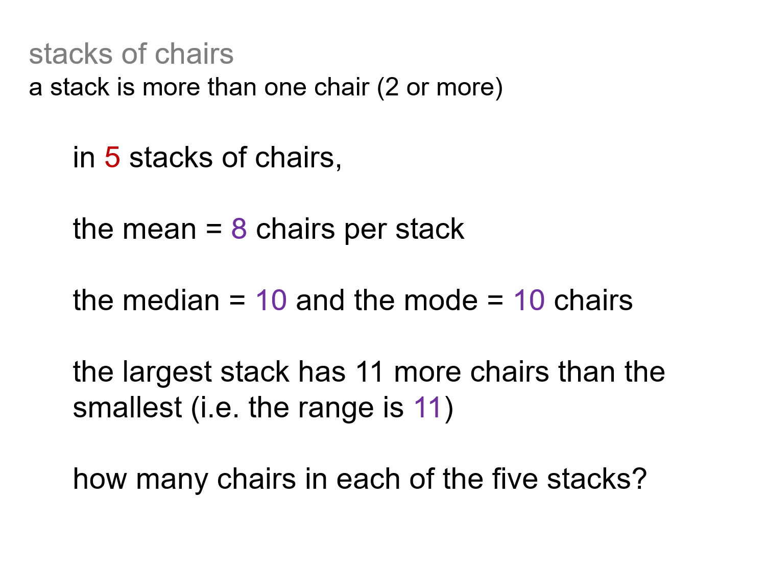 Median Don Steward Mathematics Teaching Interpreting Pie